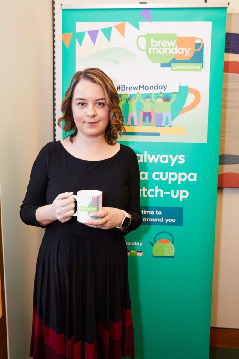 Stephanie Supports Samaritans' Brew Monday Parliamentary Event ...