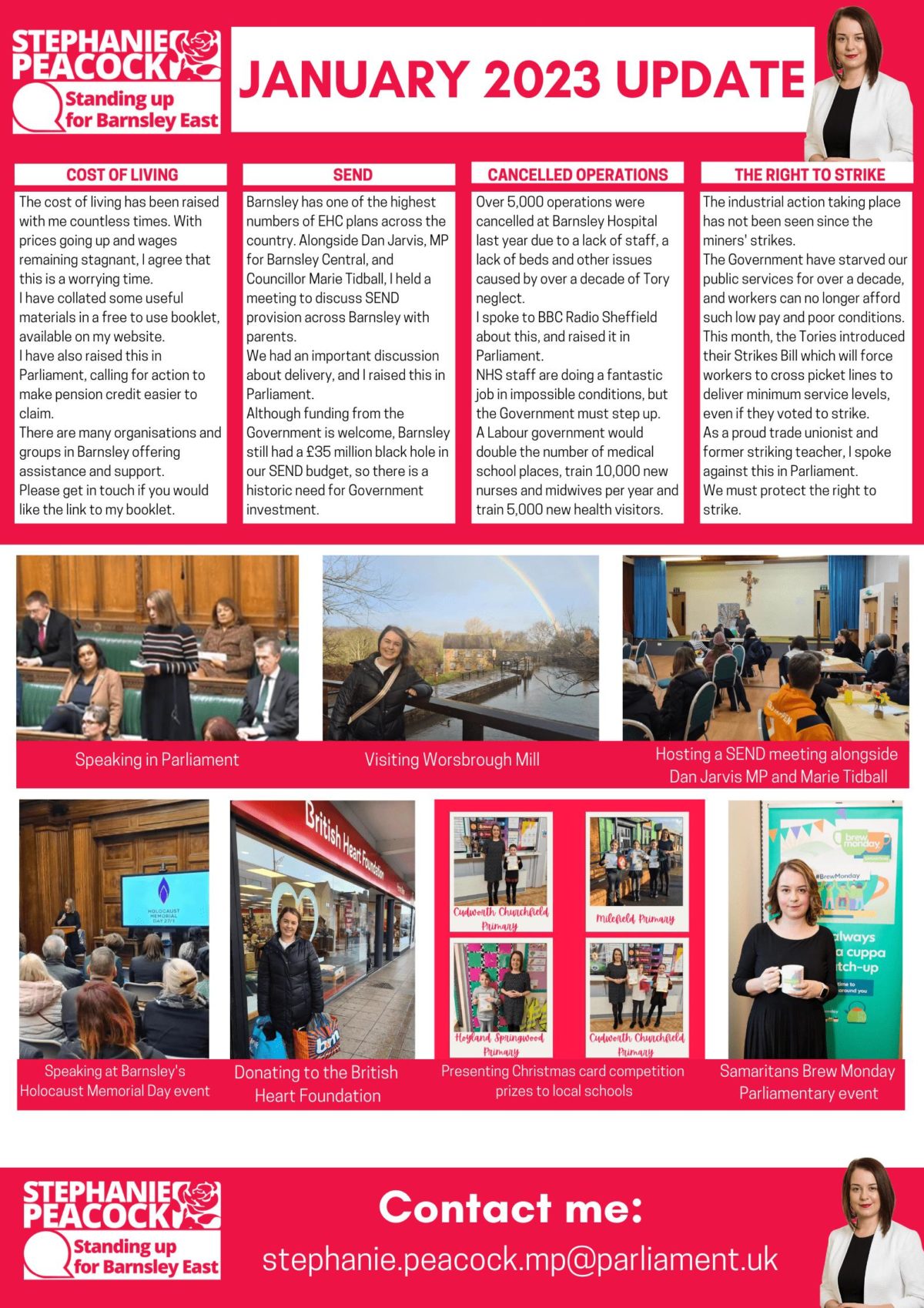 Stephanie's January Update - Stephanie Peacock - Stephanie Peacock